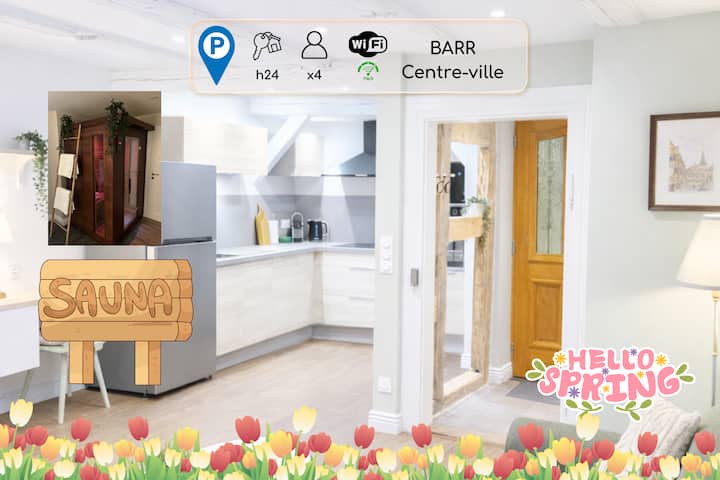 Suite ÉLégance - Sauna - Cœur De Ville Barr - Barr