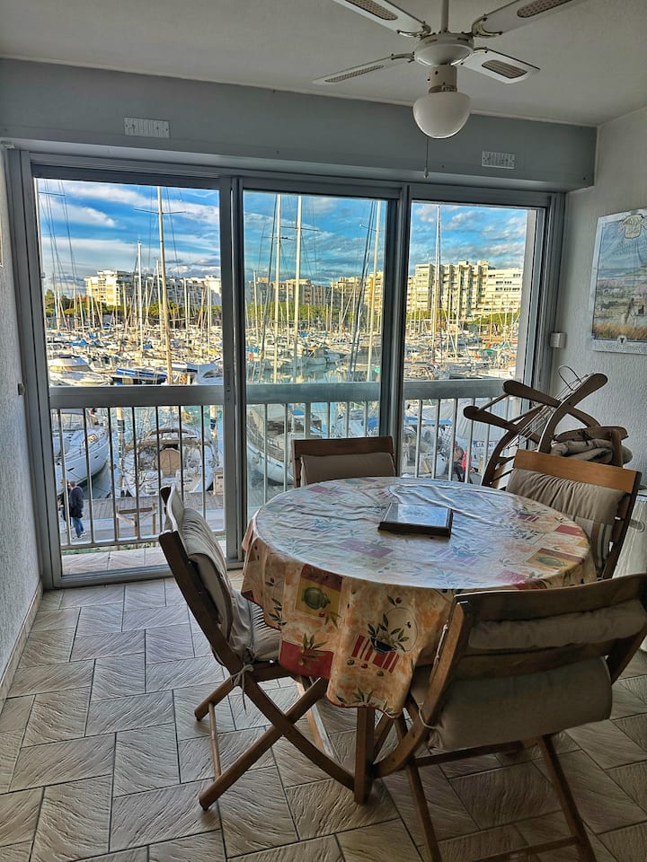 Charmant Appartement Vue Sur Port - Carnon Plage - Pérols