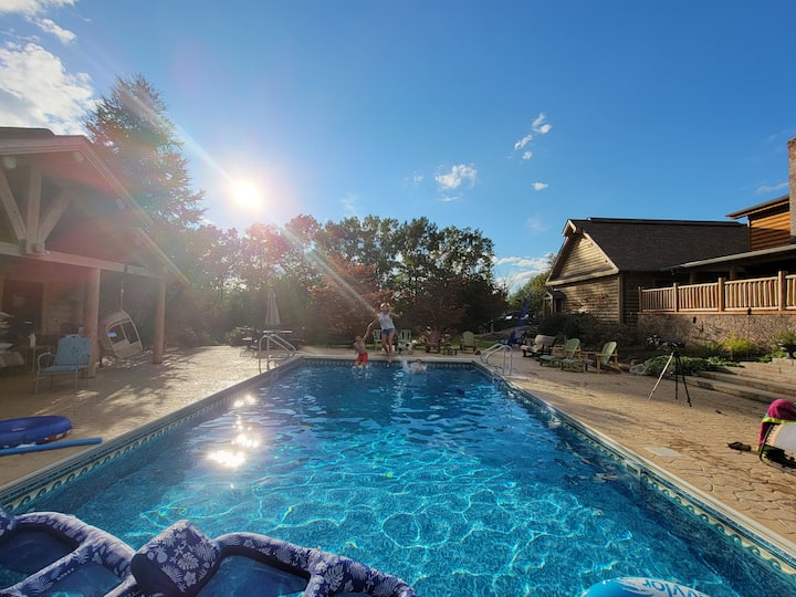Luxury Log Big-house At Coyote Moon Ranch - Kentucky