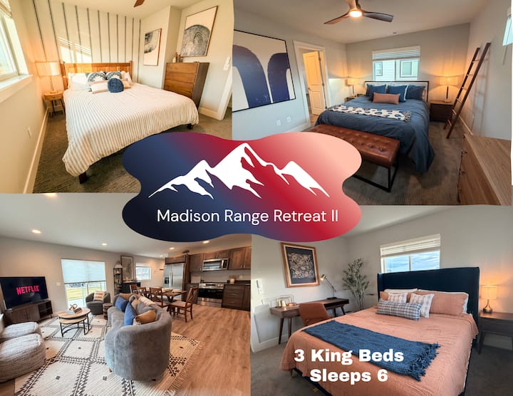 Madison Range Retreat Ii | Luxe | 3 King Beds - Ennis, MT