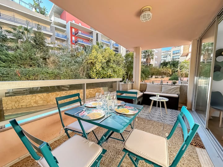 Studio Avec Piscine, Balcon Privé à 5 Min Plage - Roquebrune-Cap-Martin