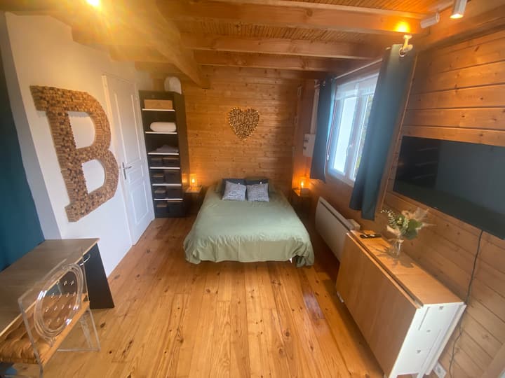 Chalet Cosy Proche Centre Bazas + Jardin Privatif - Bazas