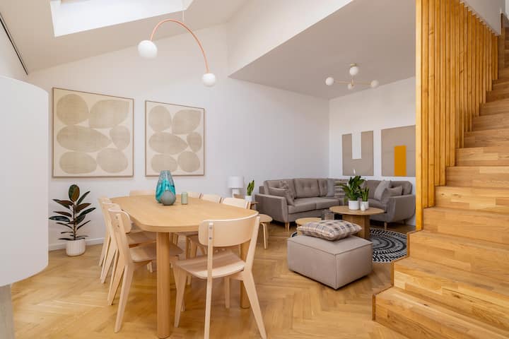 5- Bedroom Ap.- Terrace & Jacuzzi & Sauna - 克拉科夫