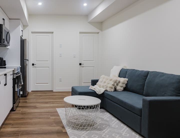 1. Runway Retreat: 2bed 1 Bath Basement Suite - Leduc