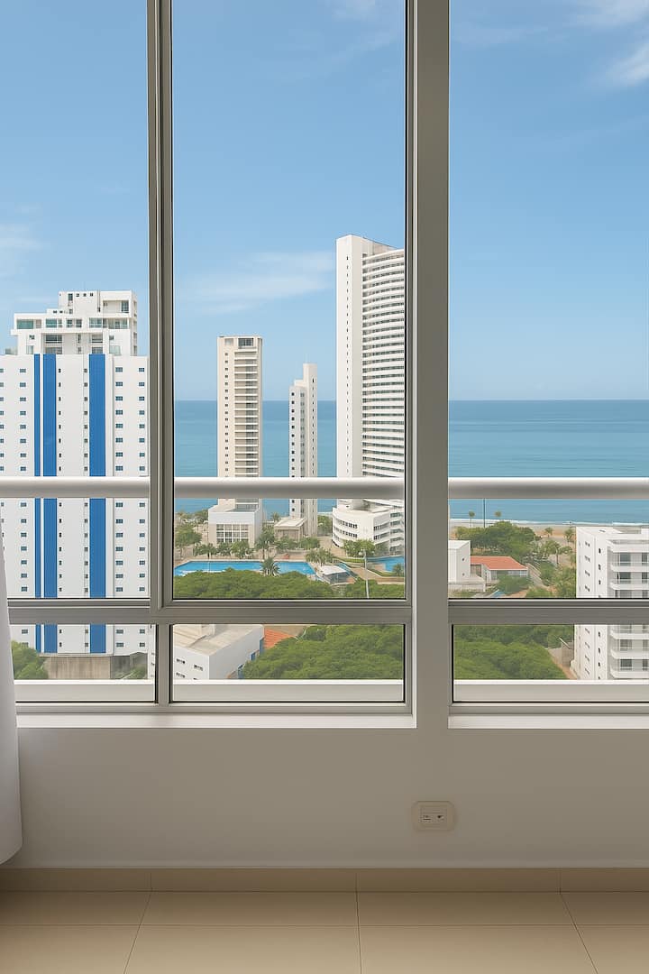 Apartamento Ph Con Vista Al Mar Piso 24 - Cartagena