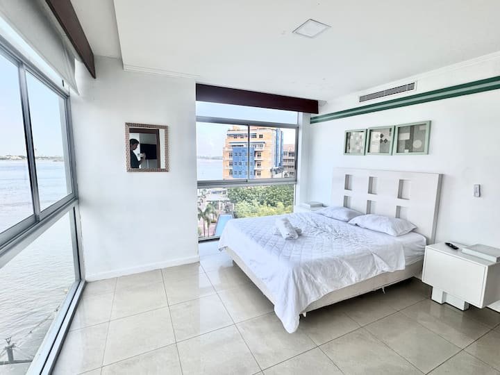 Ap407 En Puerto Santa Ana Con Desayuno Incluido - Guayaquil