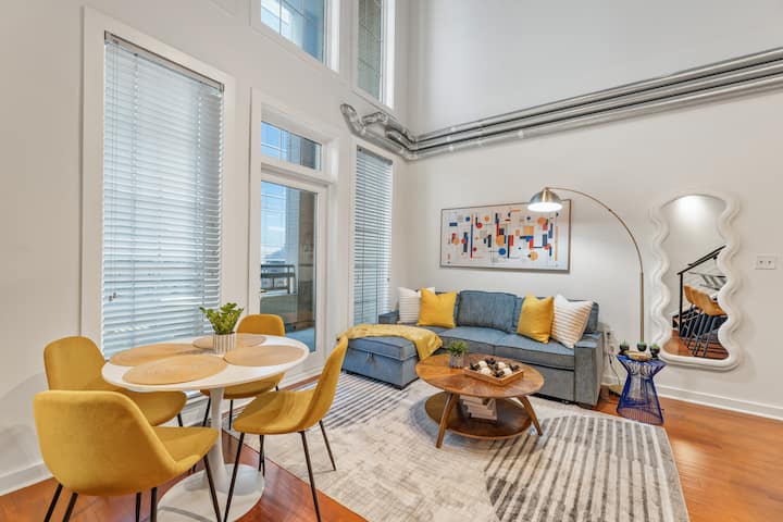 2 Bed Loft With Balcony And City Views - アトランタ