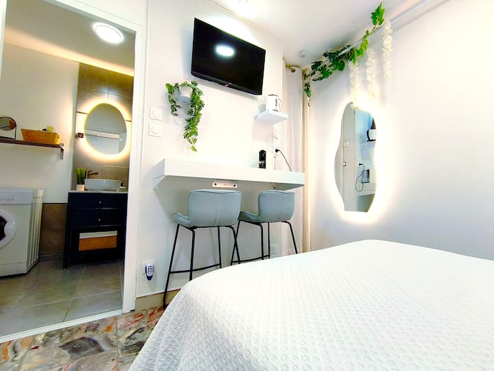 Studio Climatisé Confortable Et Terrasse Au Calme - Montpellier