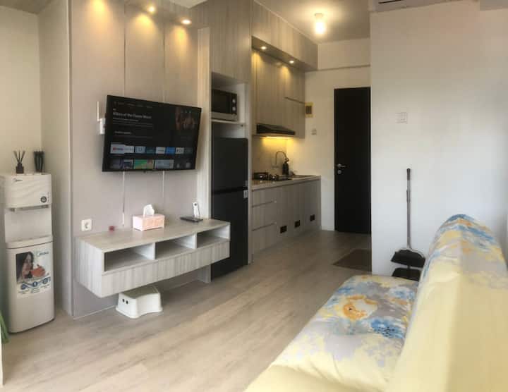 Cane 2br Bandung, Grand Asia Afrika Apartment - Bandung