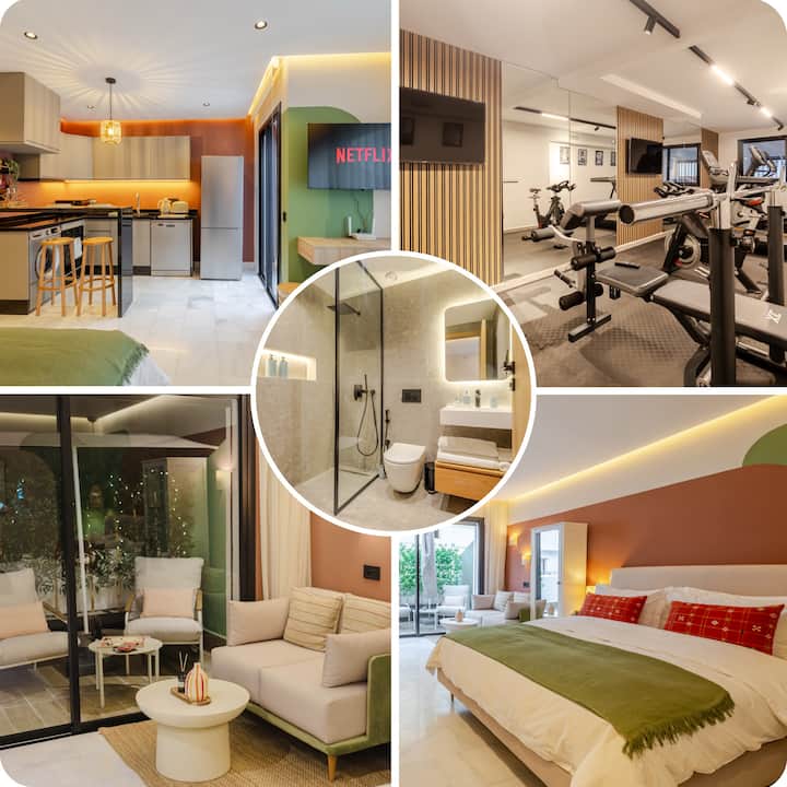 Loft - Literie Premium, Fibre Optique, Iptv, Gym - Casablanca