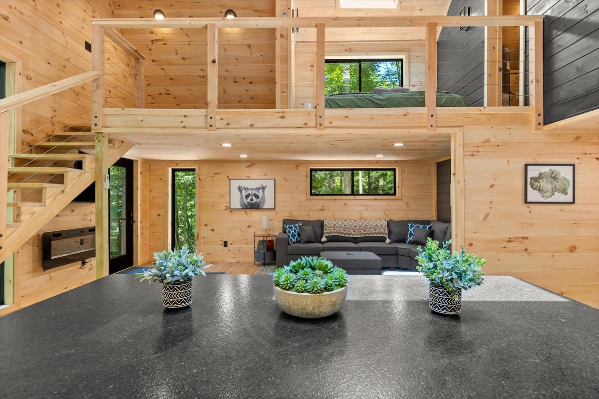 Creekside - Cabane moderne sur les falaises - Red River Gorge - Cabanes ...