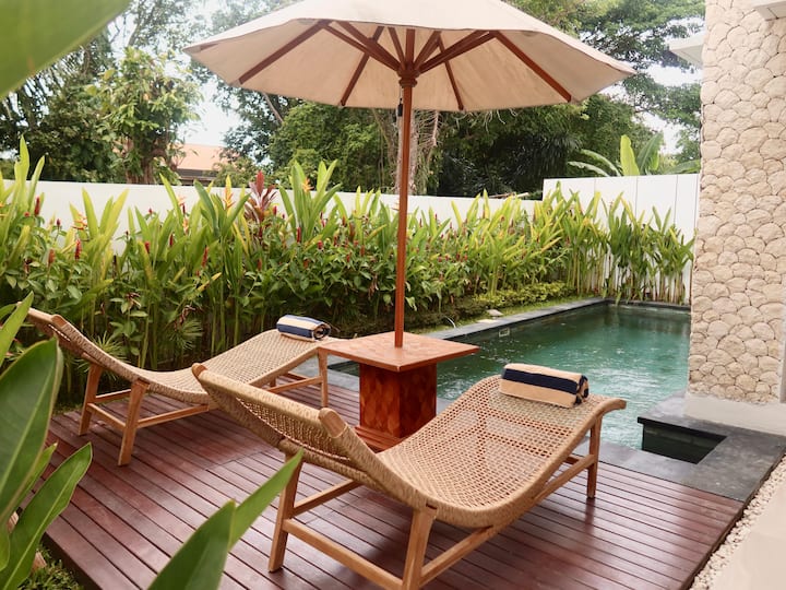 New 2br Serene Villa Kerobokan W/ Private Pool - Kuta