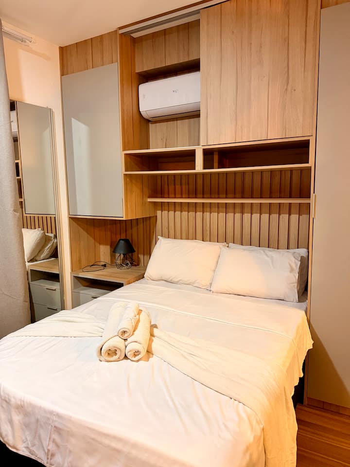 Studio 73 Gardem Completo C/ Netflix E Ar Condicio - Mogi das Cruzes