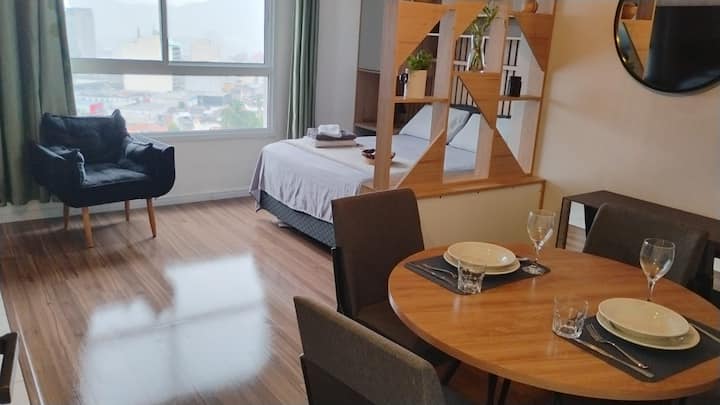 Studio 73 Gardem Completo C/ Netflix E Ar Condicio - Mogi das Cruzes