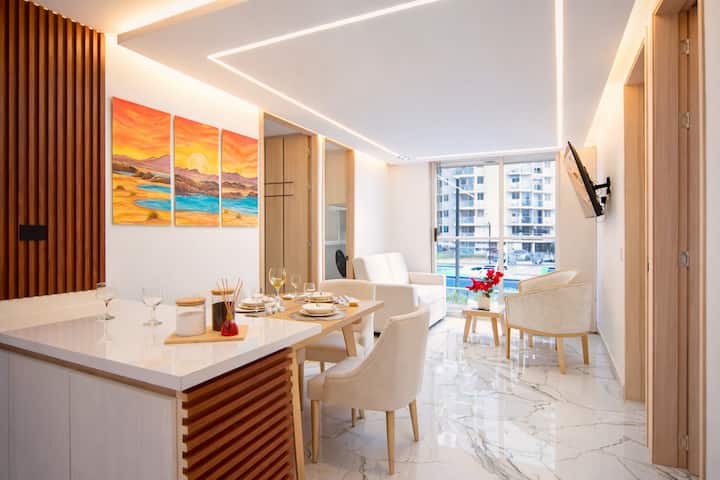 Apartment Near Malecon Quiet And Elegant - Barranquilla