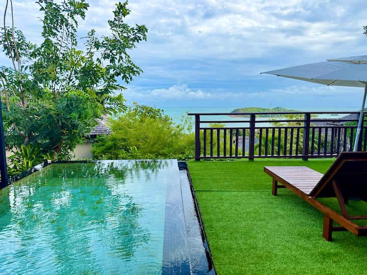Two Bedrooms 7 With Pool And Sea View - Ko Samui, Island