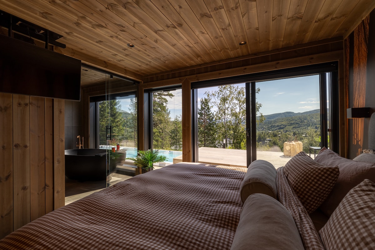 Cabaña de montaña de lujo, jacuzzi, ski inn/ski out. - Cabañas en renta ...