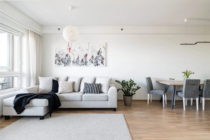 Arena Superior Family |Sauna|hvac|free Gym|16th Fl - Tampere