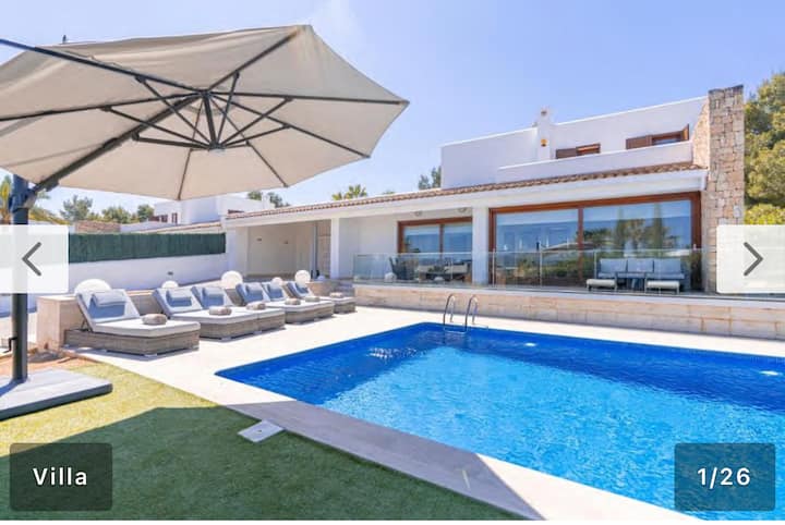 Villa Bohemia Deluxe Sea & Sunset Views 200m Beach - San Antonio Abad