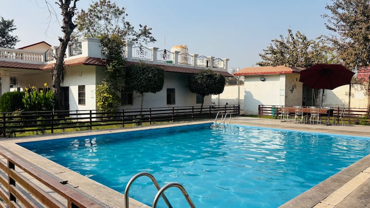 Bougainvillea Farm 3bhk With Pool - Manesar