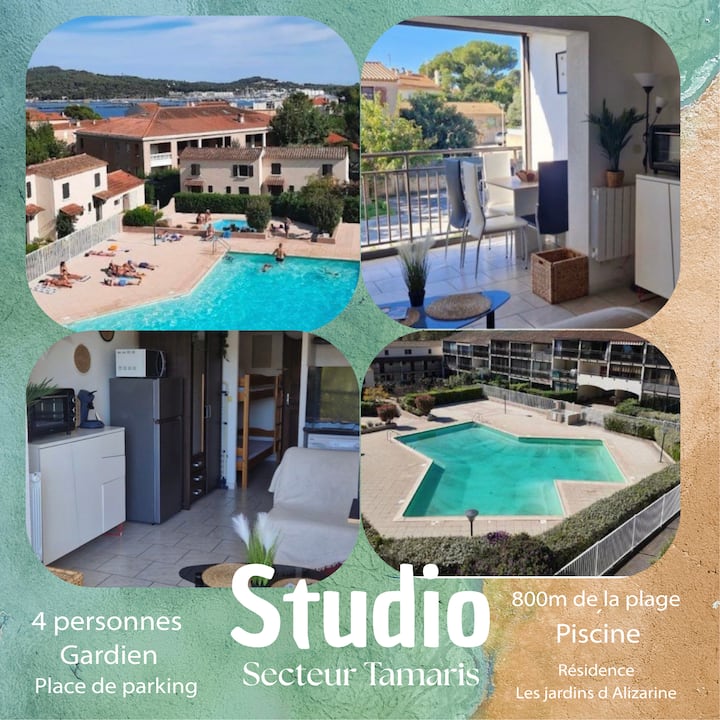 Studio Sécurisé, Piscine, Gardien, Proche Plage - La Seyne-sur-Mer
