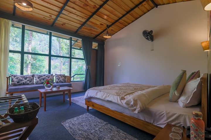 Glass House In The Middle Of The Forest - Mukteshwar