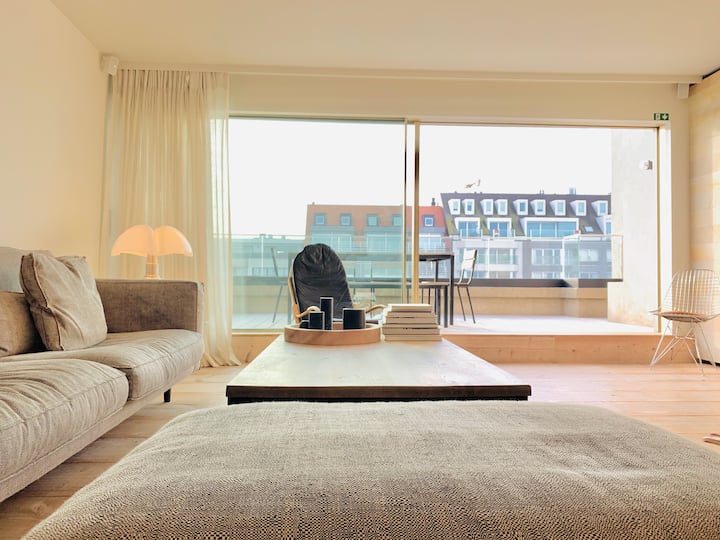 Luxury Knokke Zoute Duplex Penthouse With Sea View - Bruges