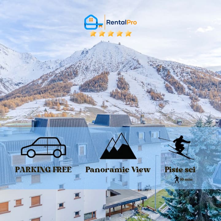 [Parking Free + Custode] 10 Min Piste + Centro - Sestriere