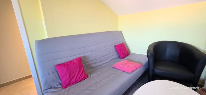 Plage à Pied- 6 Pers-2 Chambres- Clim-wifi-parking - Le Barcarès
