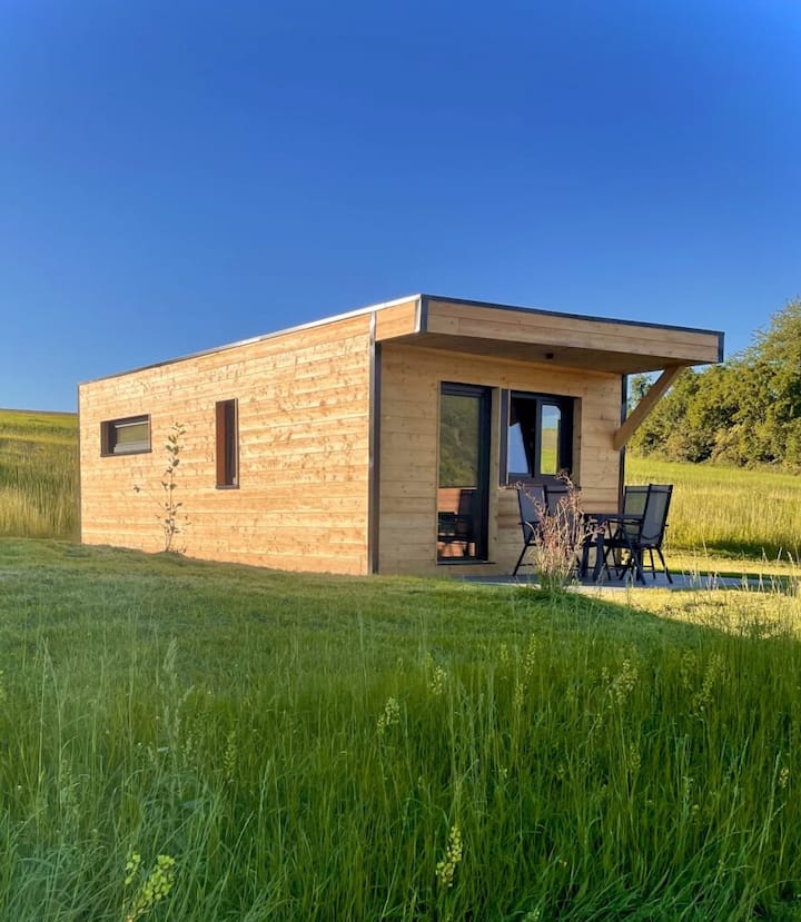 Mini-chalet-eulenkopf-mit Sauna (Haustier Erlaubt) - Hessen