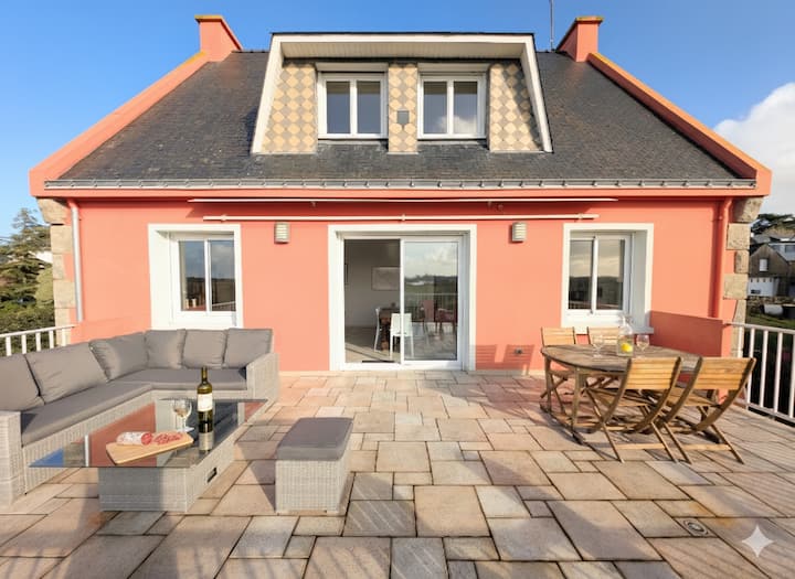 Ty Ruz - Grande Terrasse Avec Vue Mer & Marais - Muzillac