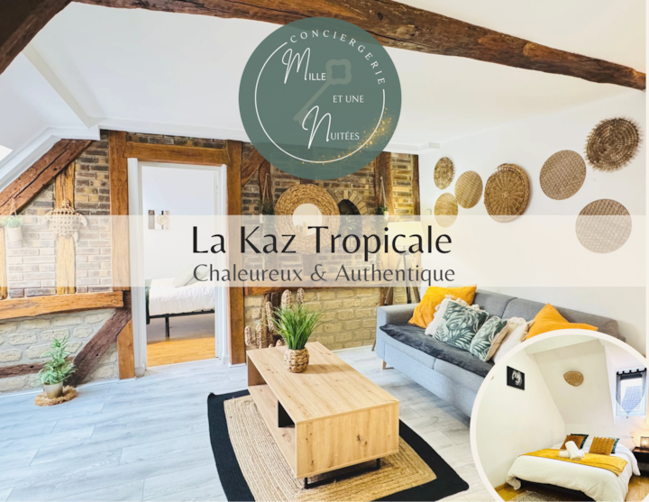 La Kaz Tropicale - Centre Ville & Wifi - Troyes
