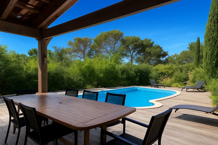 Villa Climatisée, Piscine, Calanque De Port D'alon - Saint-Cyr-sur-Mer