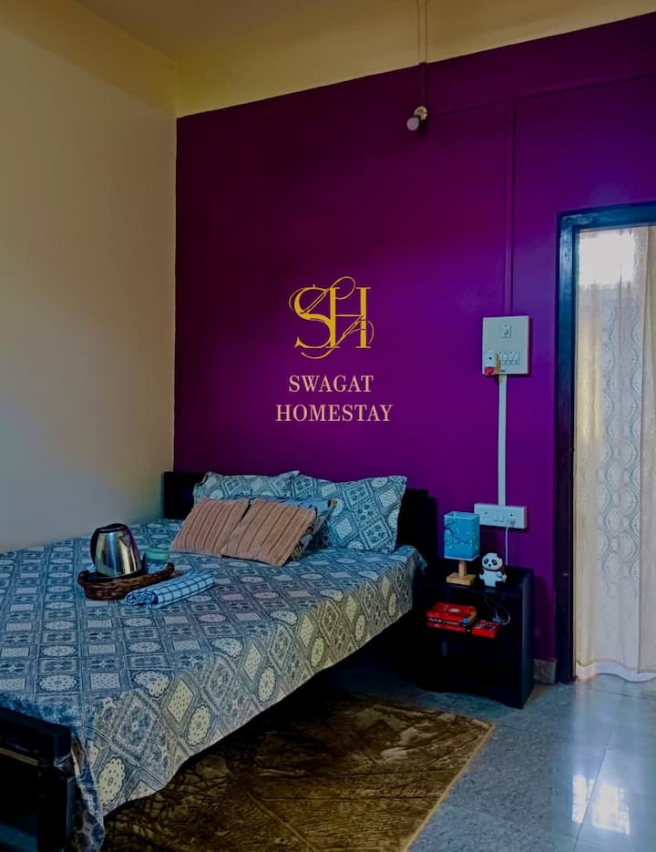 Swagat 1bhk Stay | 2 Beds | Kitchen | Chandmari - Guwahati