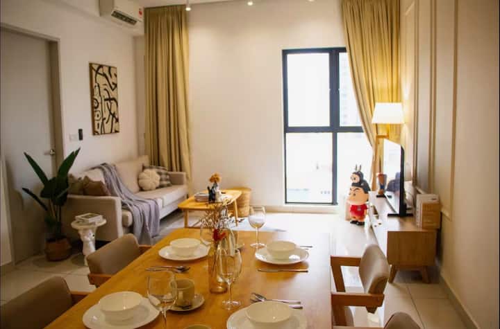 Klcc 118 View Family Suite | 55”tv Netflix |4-6pax - Kuala Lumpur