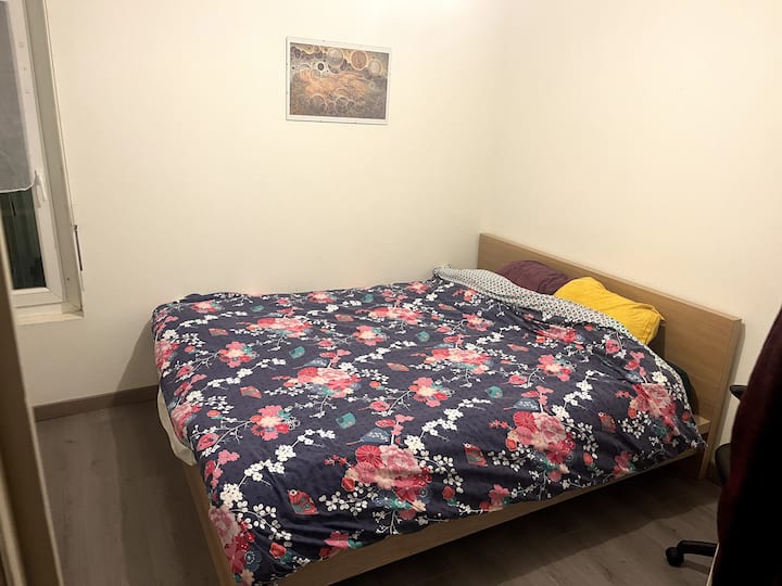 Une Chambre Avec Grand Lit, Appartement Duplex - Rennes