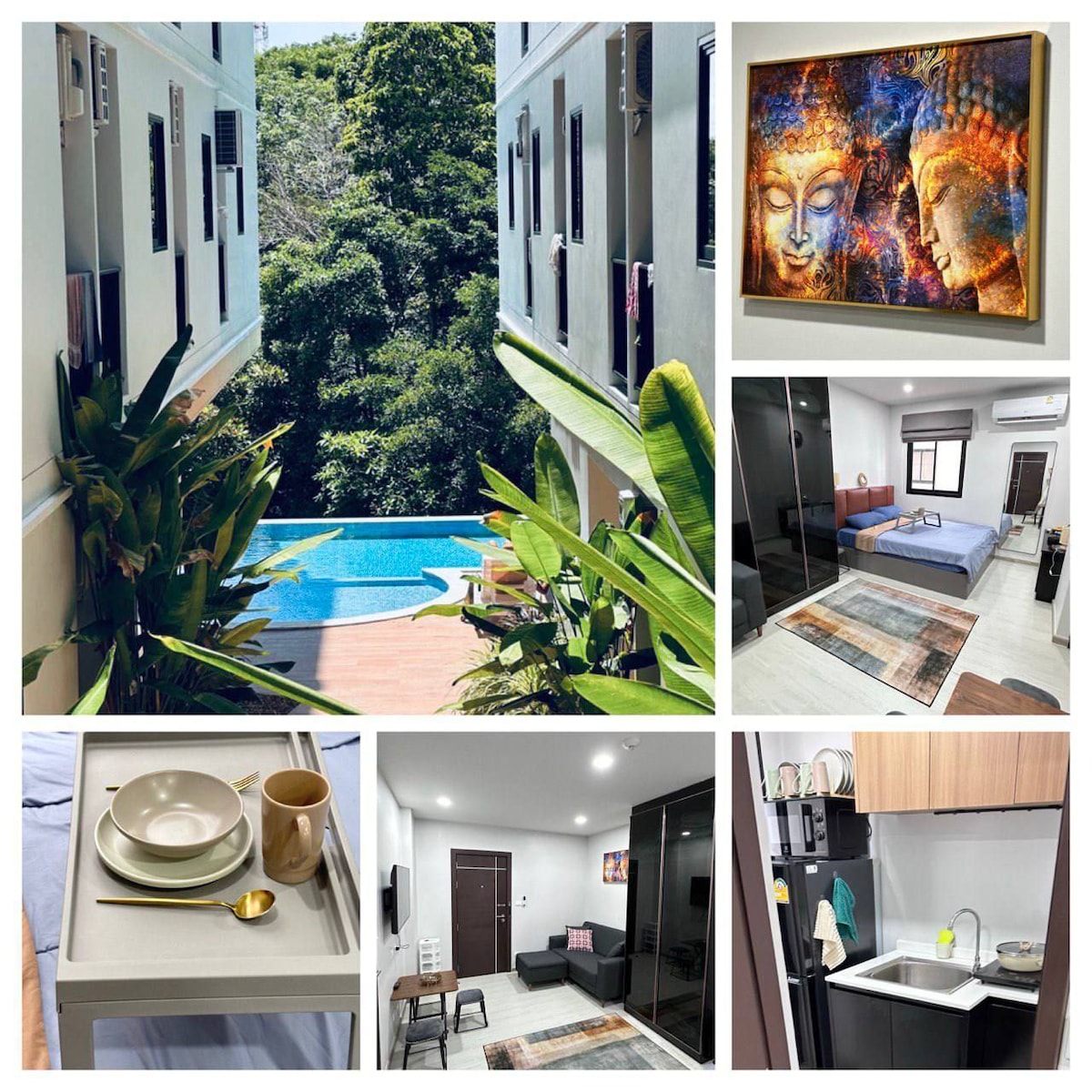 Cozy studio in VIP Great Hill Airport Naiyang Beach - Flats for Rent in ...