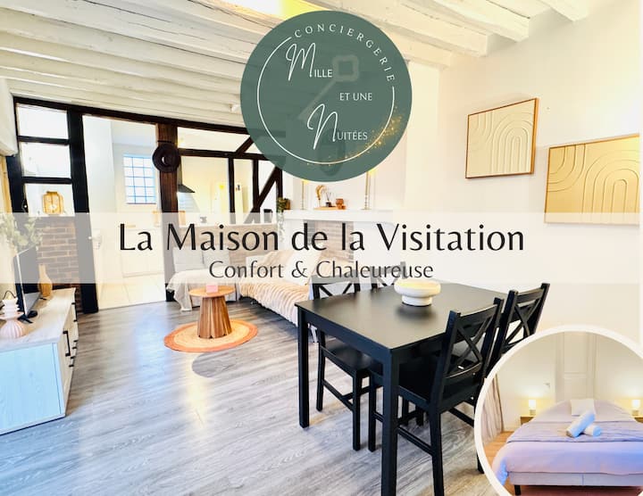 La Maison De La Visitation - Proche Centre & Wifi - Troyes