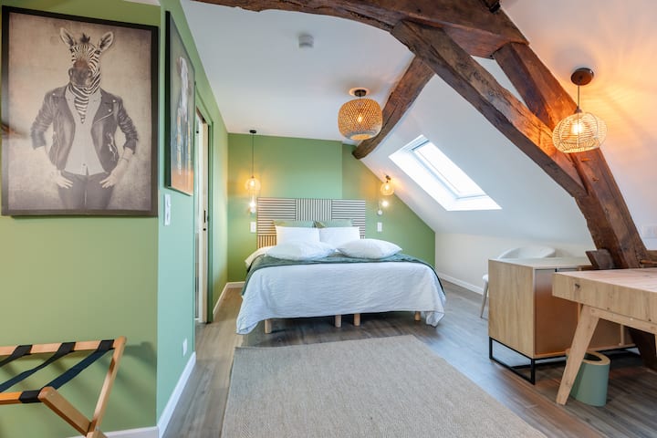 Chambre Cosy Hôtel Les Vents D'anges - Beaune