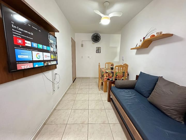 Ocian, 5 Min Pé Praia, Portaria, Garagem, Elevador - Praia Grande