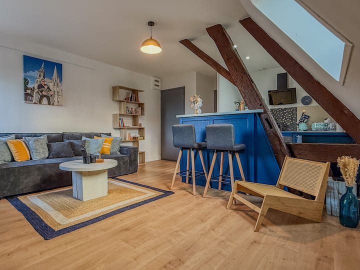 Duplex (T3) En Centre-ville Avec Très Belle Vue - Chartres