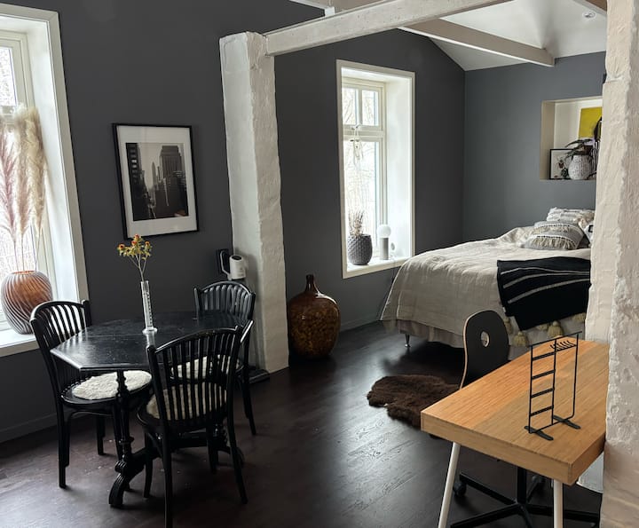 Charmig Studio Med Kamin - Nära Till Centrum! - Växjö