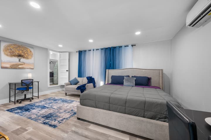 Spacious King Studio With Fast Wi-fi & Desk - Houston, TX