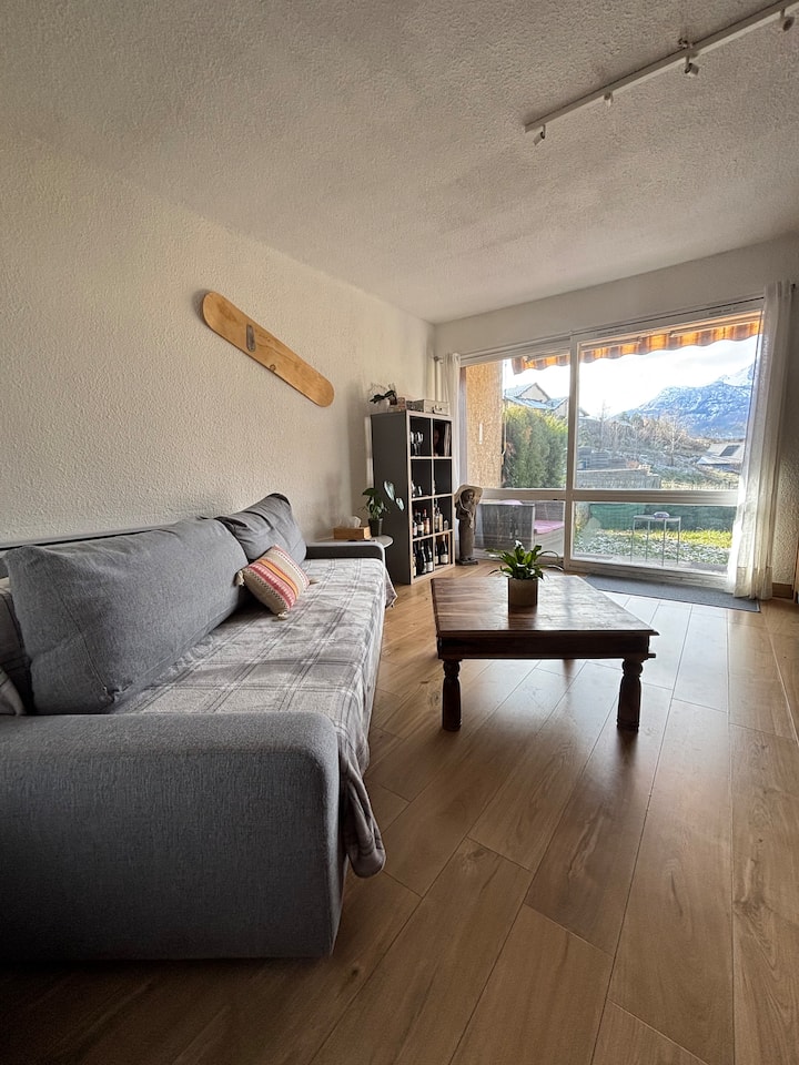 Charmant Appartement Avec Jardin Vue Montagne - Briançon