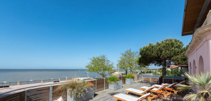 Maison Familiale Vue Bassin, 5 Chambres, Terrasses - Andernos-les-Bains