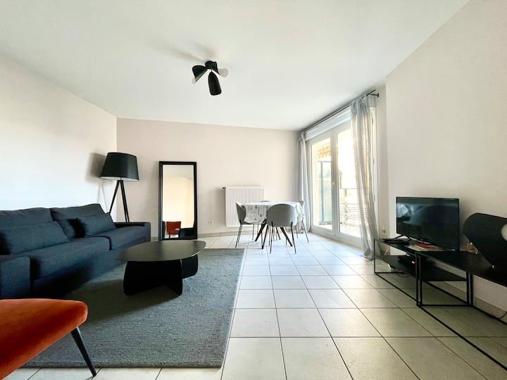 Bngo | Le Cocon Paisible Part-dieu | Balcon, 4p - Lyon Part Dieu Station