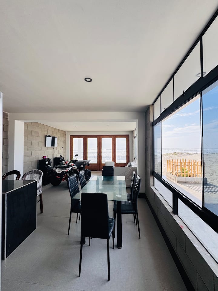 Casa De Playa Moderna Frente Al Mar - Peru