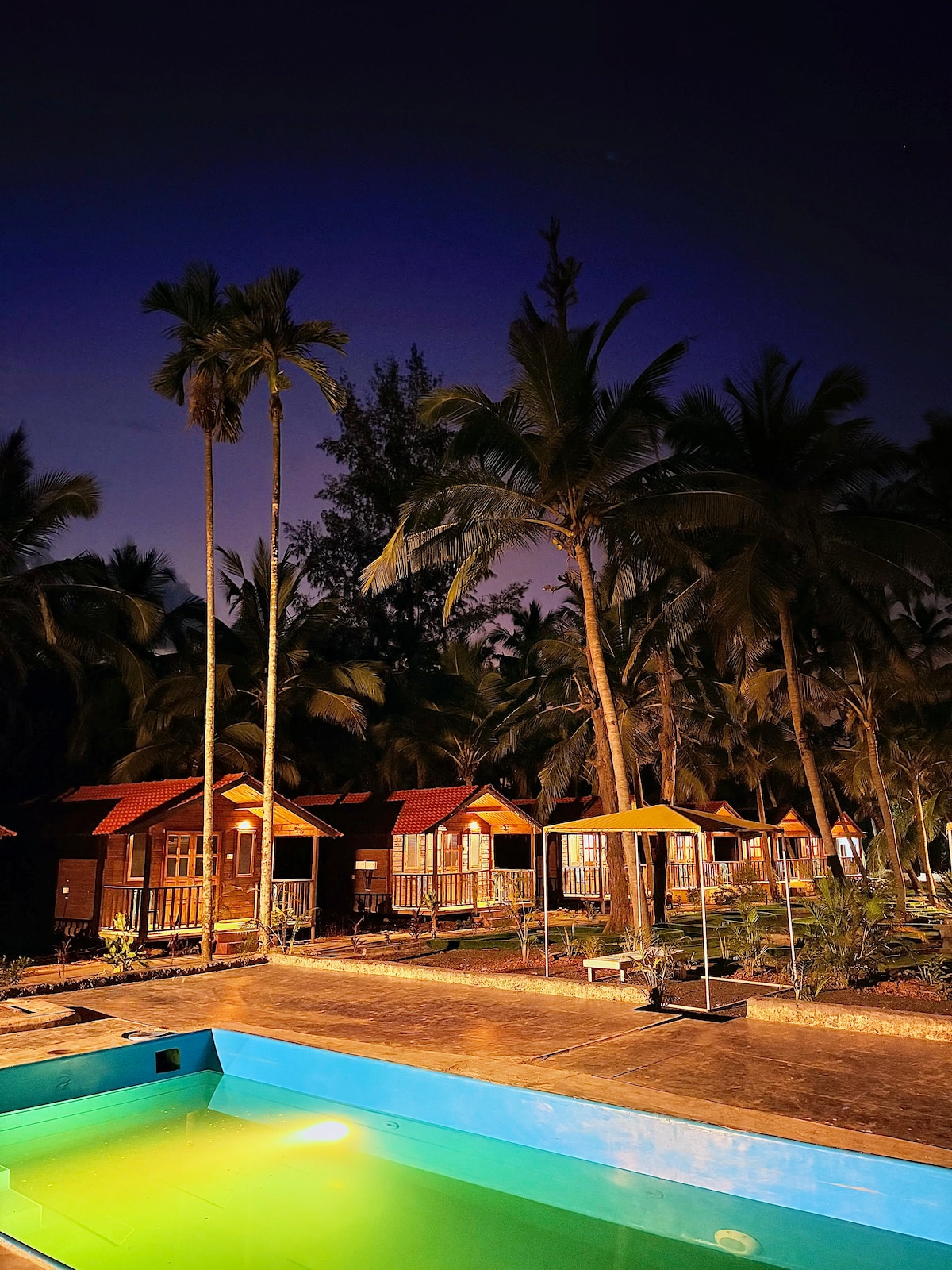 Station balnéaire de la rivière Lea - Cabanes à louer à Mashem, Goa ...
