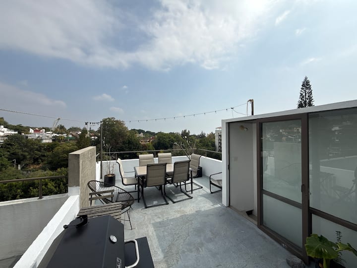Loft Con Roof Garden Privado En Cuernavaca - Cuernavaca