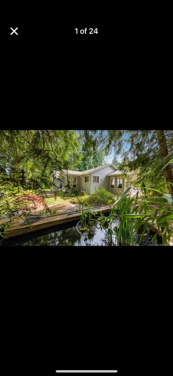 Peaceful Escape In Trees By The Ocean In Fanny Bay - Hornby Island